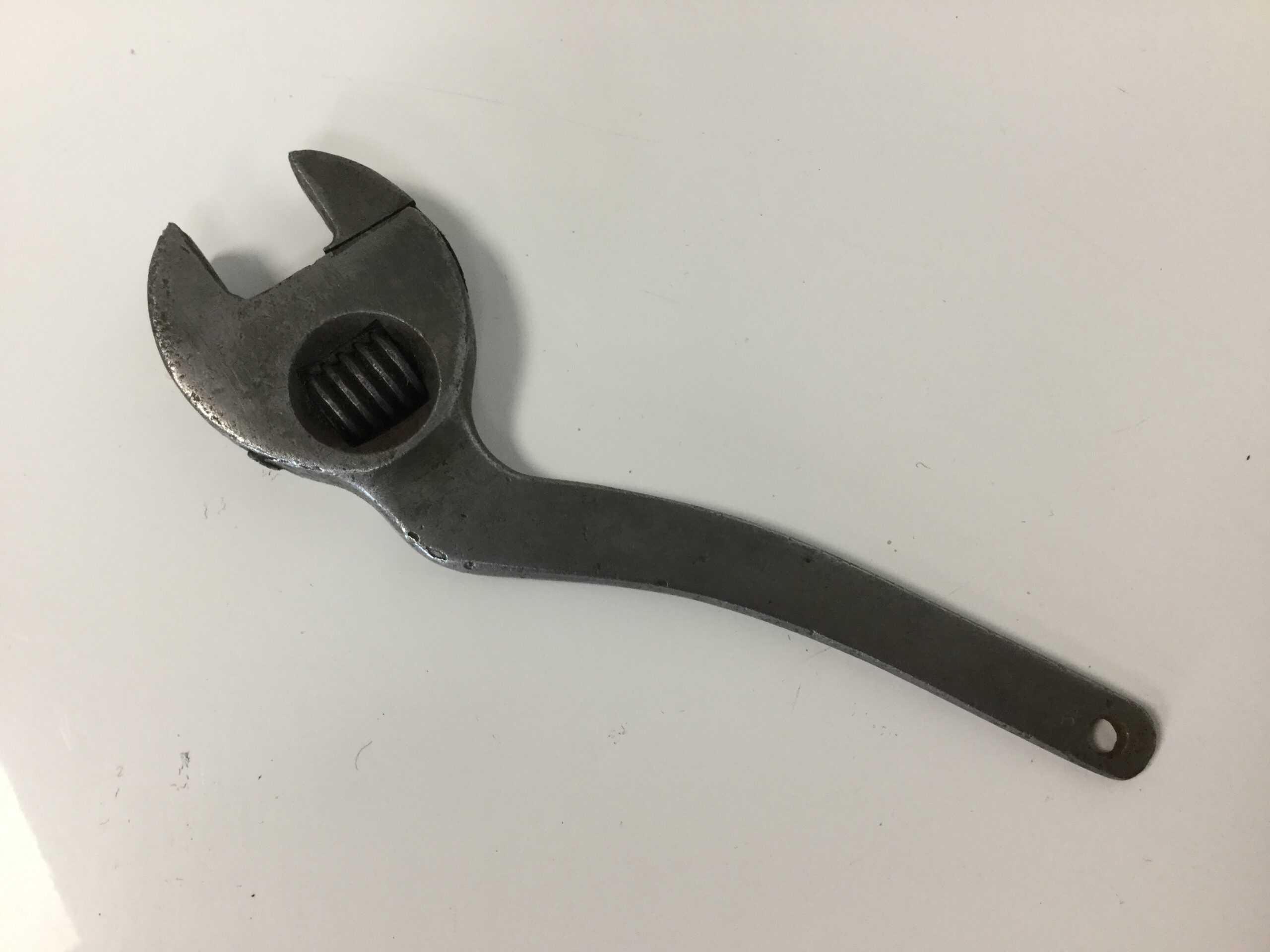 Rare MATHIESON #16S Adjustable Cranked Spanner. (16124) - Old School Tools