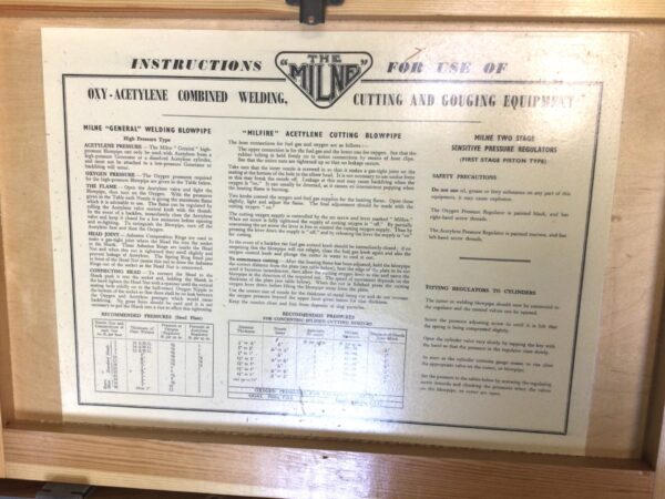 Mint & Unused Oxy-acetylene combined welding & cutting equipment. - Old ...